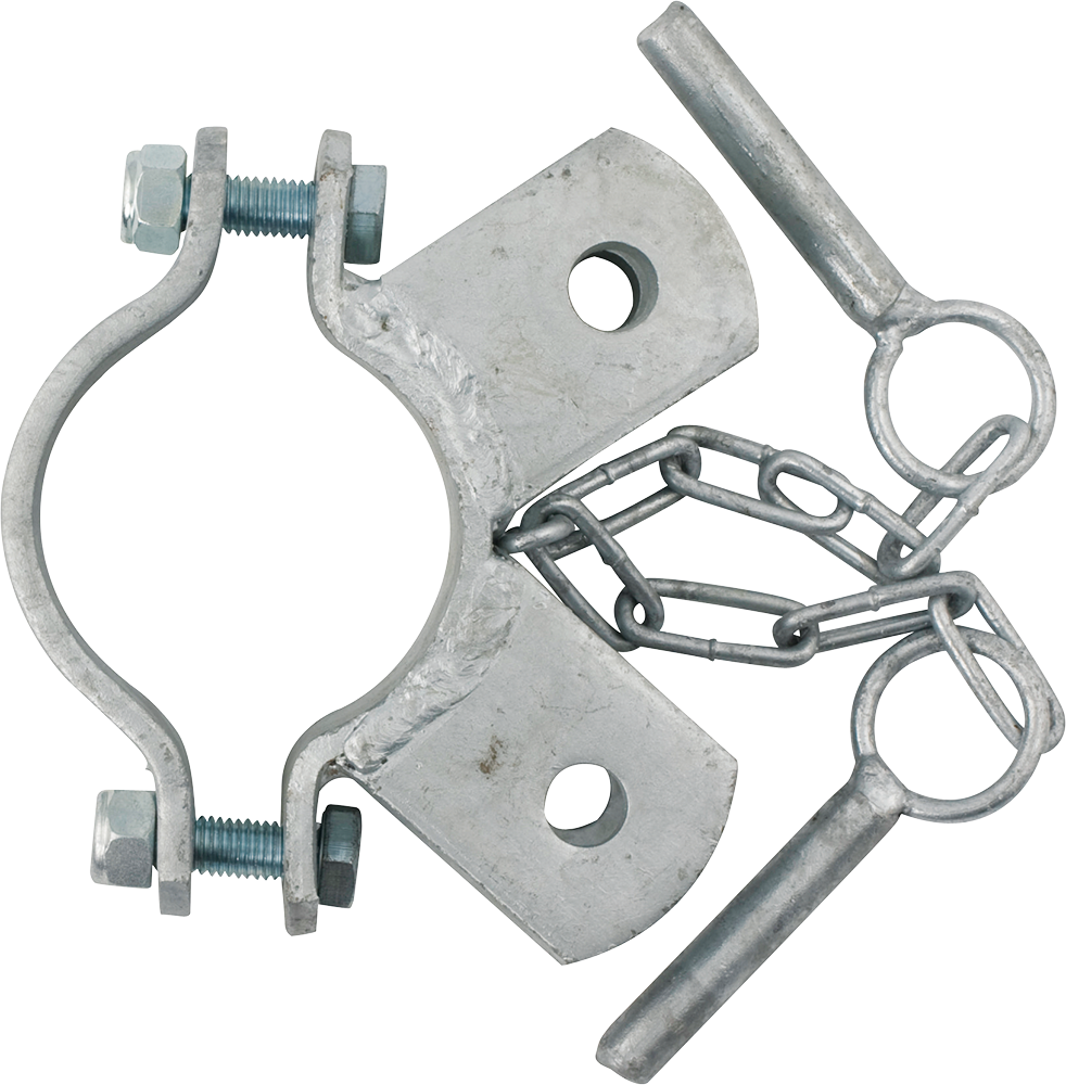 Schelle 76, 2 Halter winklig | Schellen 76 mm | Pfosten & Schellen ...